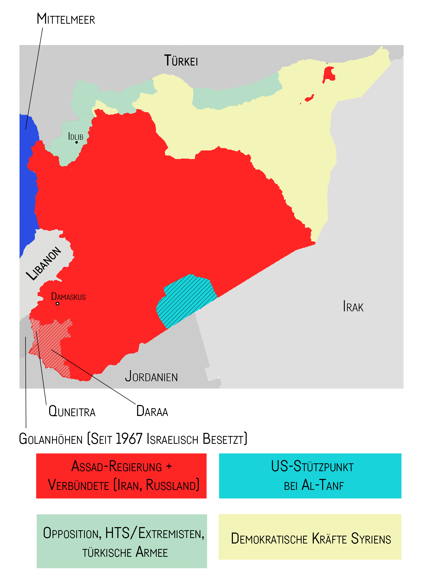 Zehn Jahre Krieg: Das ist die aktuelle Lage in Syrien